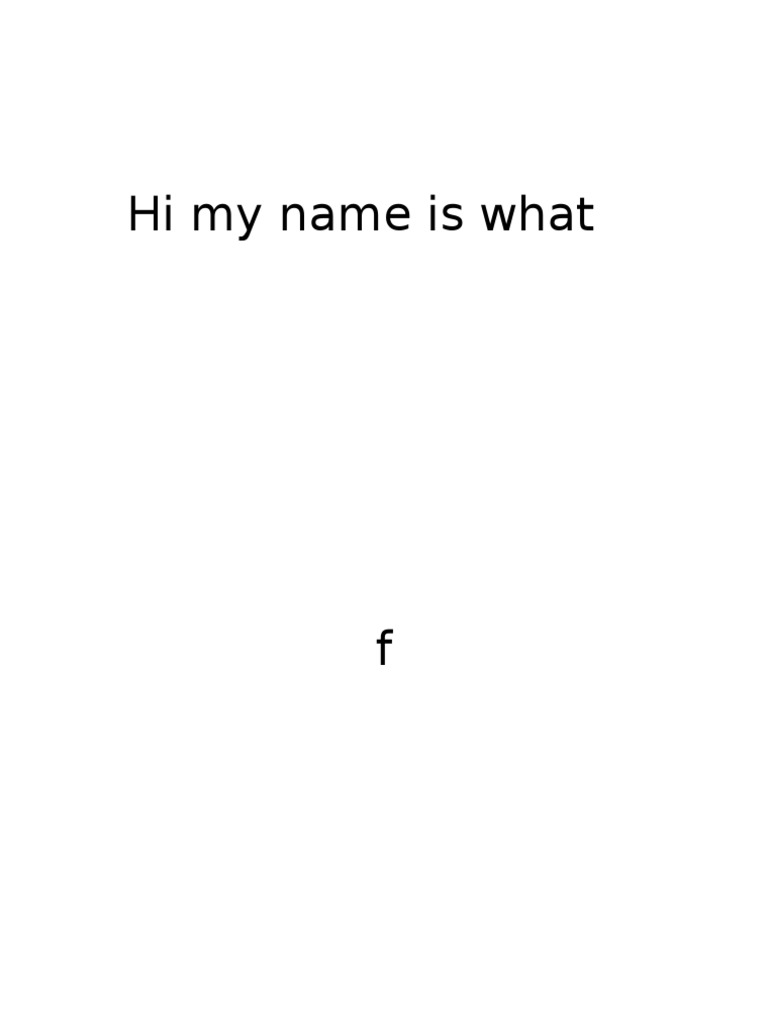 Introduction to My Name | PDF | Language Arts & Discipline