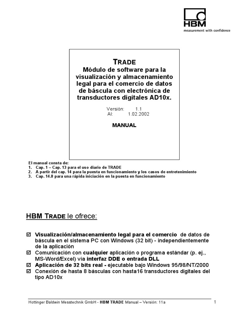 Ba Trade Es | PDF | Balanza | Archivo de computadora