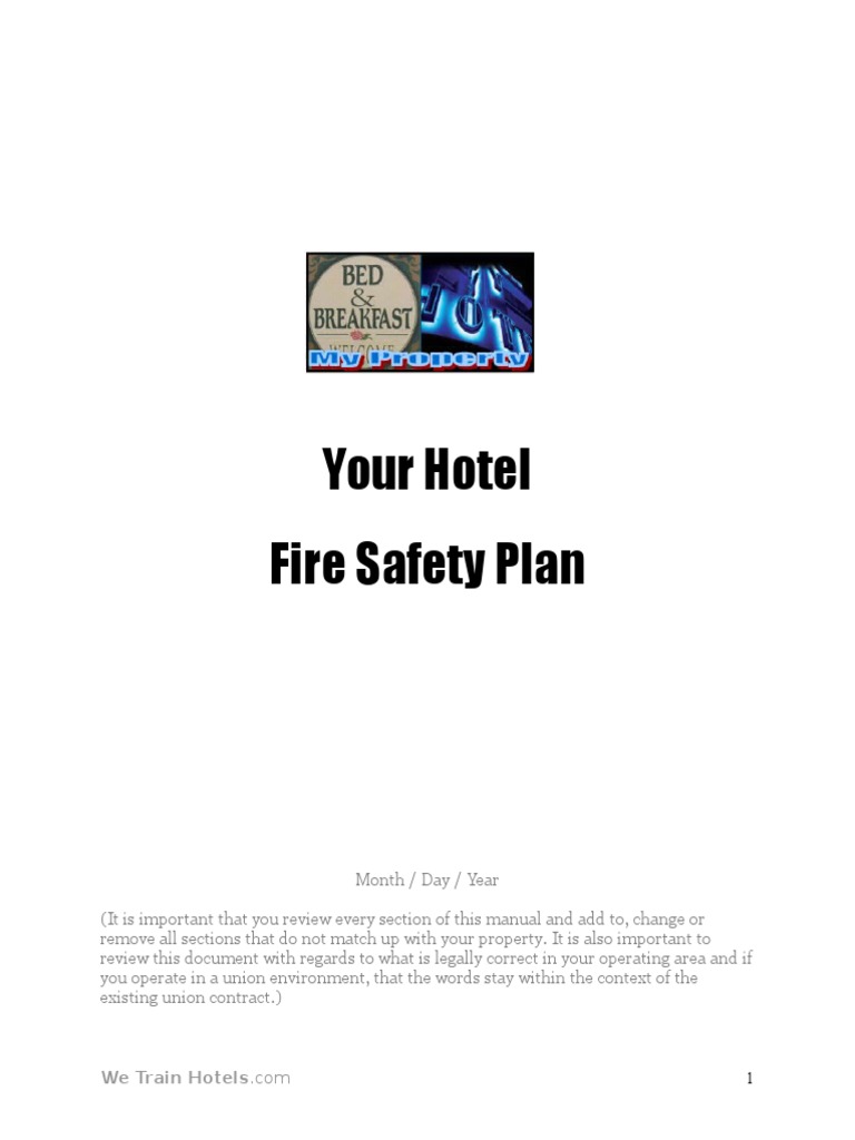 Fire Safety Plan | PDF | Fire Safety | Chimney