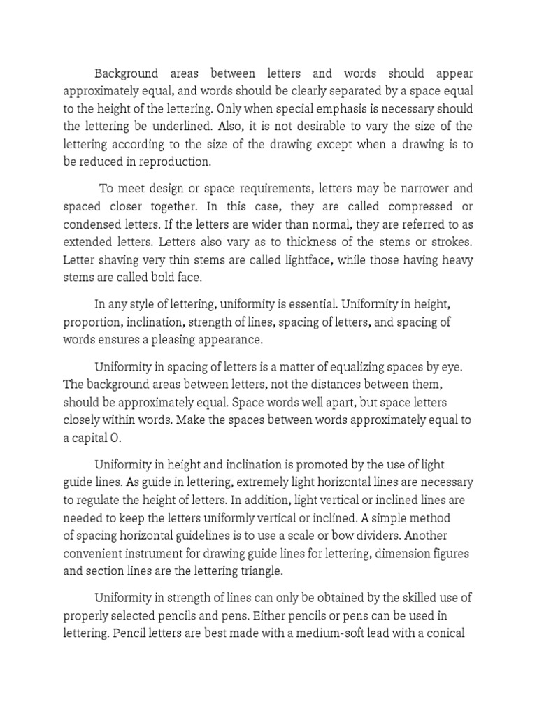 Engineering Lettering | Download Free PDF | Fraction (Mathematics ...