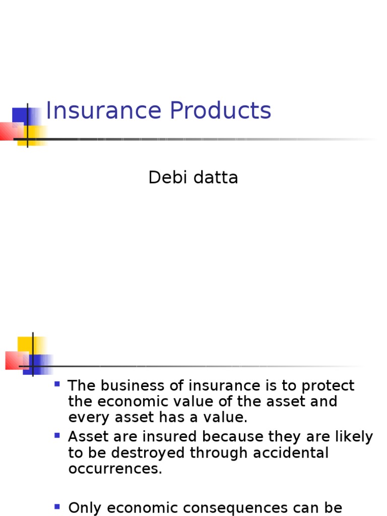 Insurance Products: Debi Datta | PDF | Insurance | Life Insurance