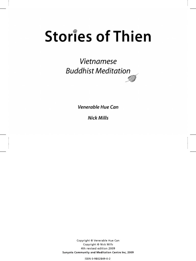 Stories of Thien - Vietnamese Buddhist Meditation | PDF
