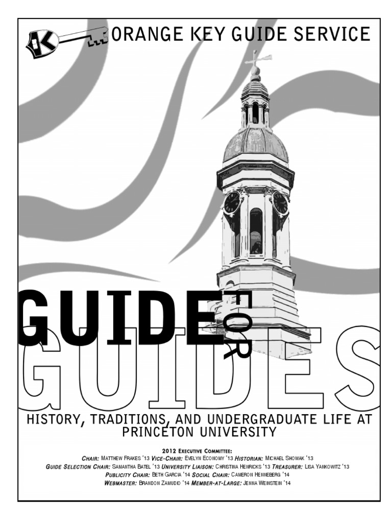 Orange Key Guide For Guides | PDF | Princeton University | Graduate School