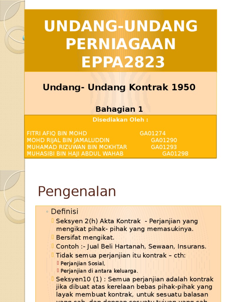 Undang-Undang Perniagaan