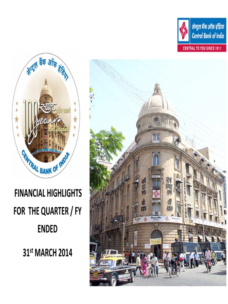Quarter Financial Year Ended 31st March 2014 | PDF | Banks | Banking