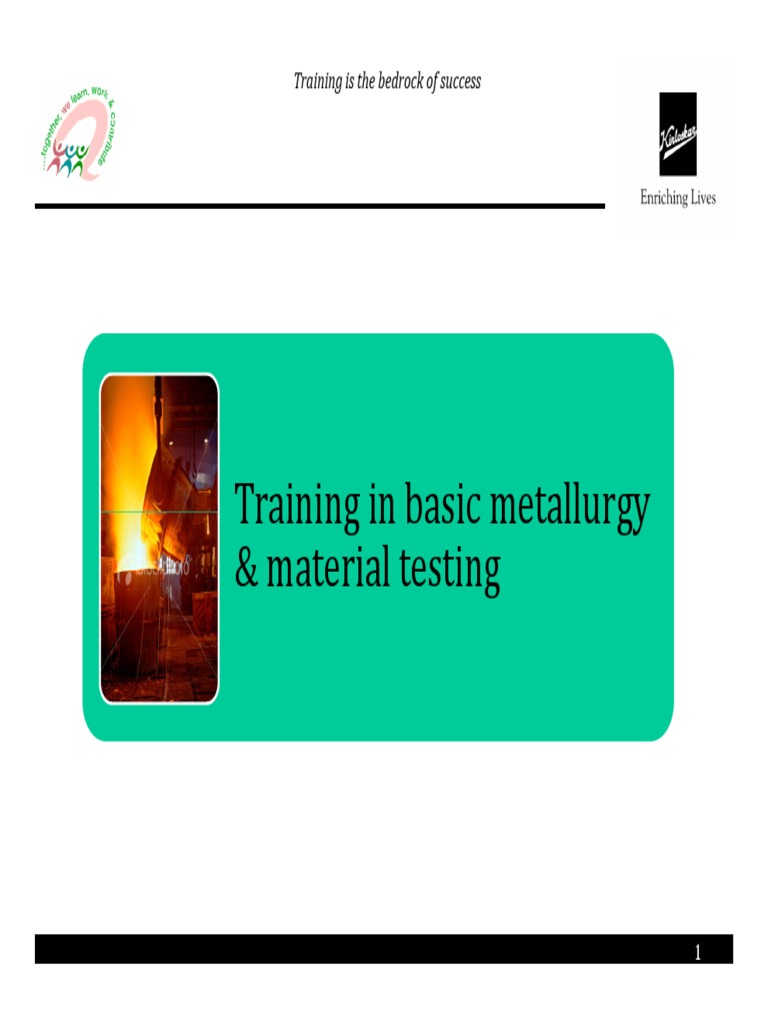 Basic Metallurgy | PDF | Cast Iron | Steel