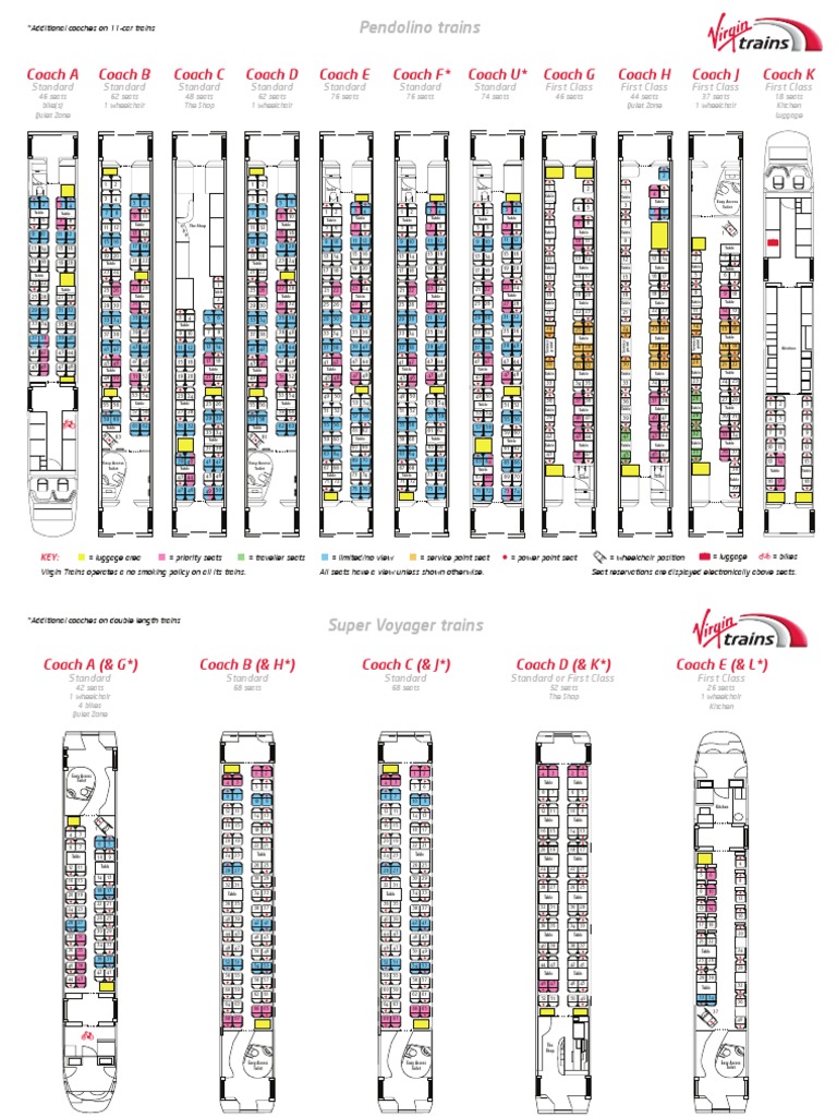 Pendolino Train Seating Layout | PDF | Rolling Stock | Passenger Rail ...