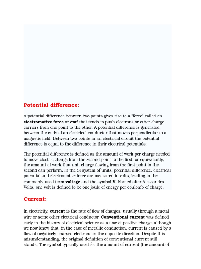 Electrical Information | PDF | Electric Current | Capacitance