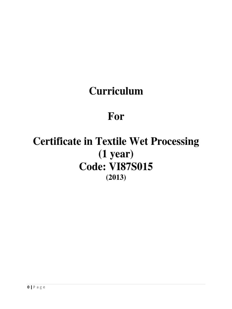 Textile Wet Processing | PDF | Multiple Choice | Textiles