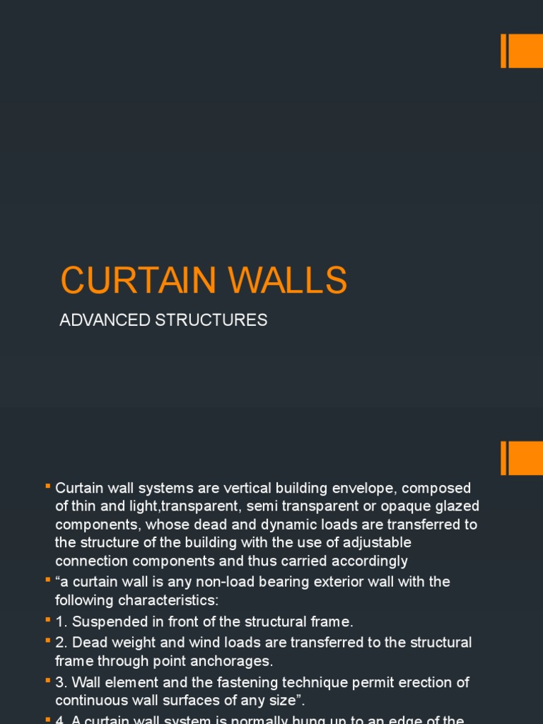 Curtain Wall Systems Overview and Details | PDF | Wall | Framing ...