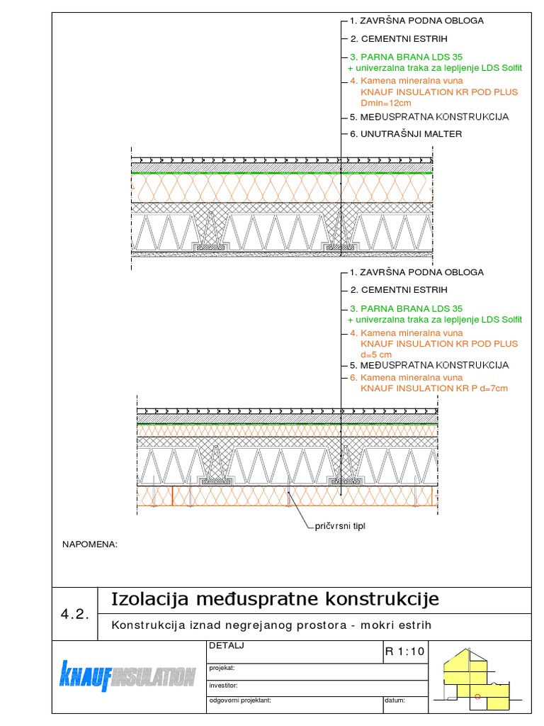 Međuspratna Konstrukcija | PDF