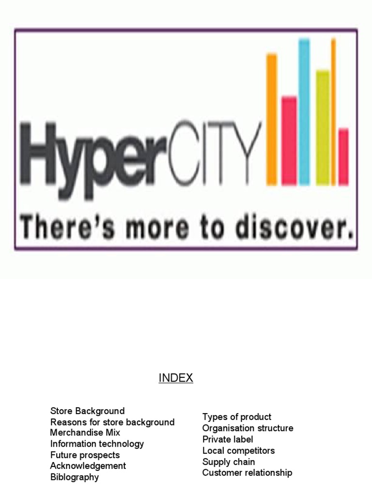 HyperCITY Retail Overview & Expansion | PDF | Gift Card | Retail