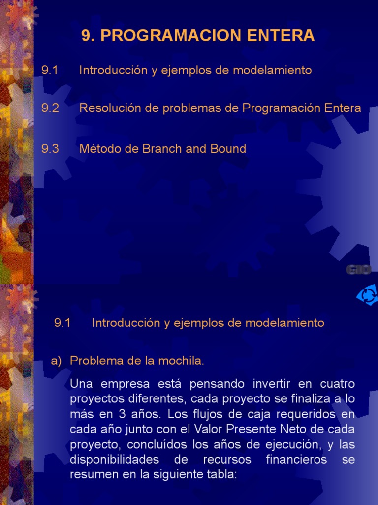 Programacion Lineal Entera | PDF | Programación lineal | Inventario