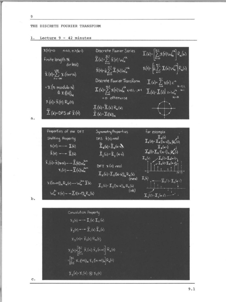 Discrete Fourier Transform Lecture | PDF | Discrete Fourier Transform ...