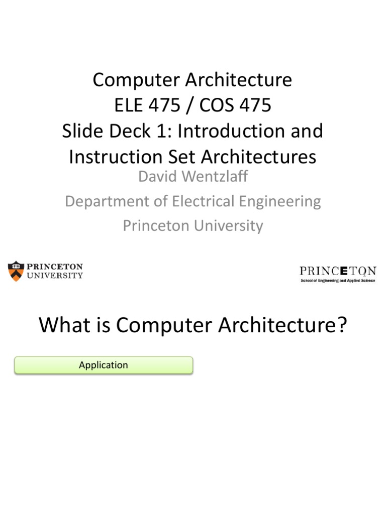 Computer Architecture Basics 1 | PDF | Instruction Set | 64 Bit Computing