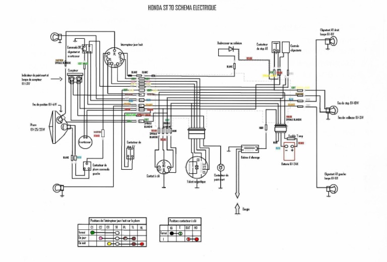 Diagrama Electrico Honda St 70 Dax Honda Dax St 70 1979 1980