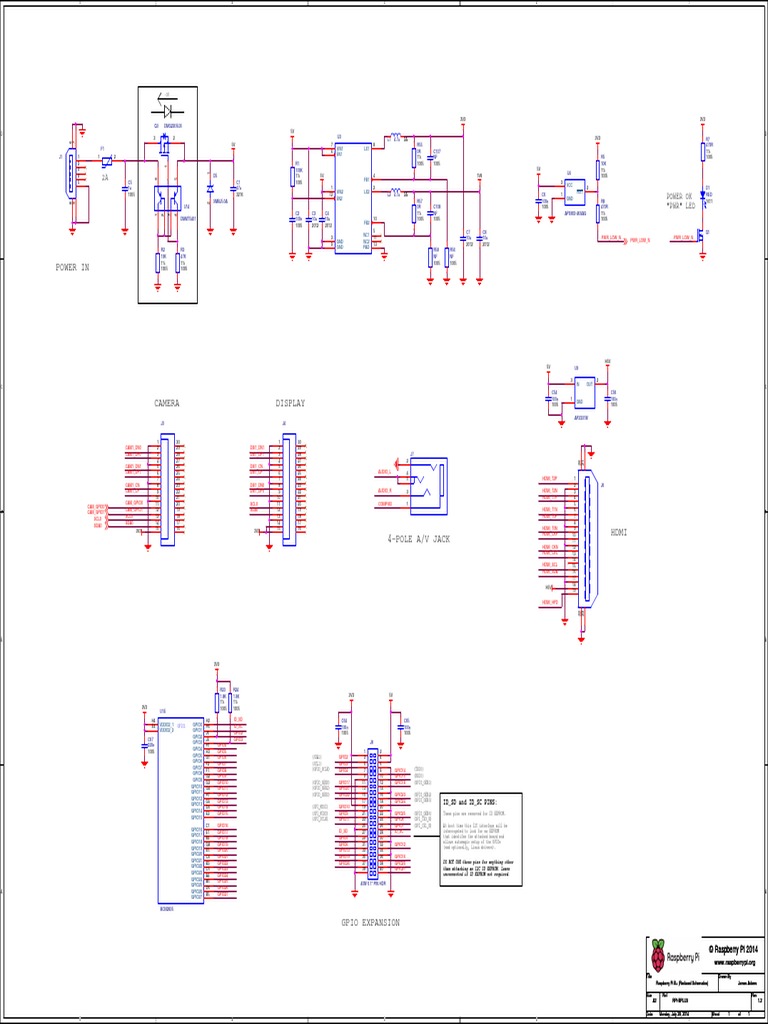 Raspberry Pi B Plus V1.2 Schematics | PDF | Business | Computers