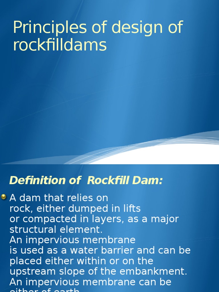 Rockfill Dam | PDF