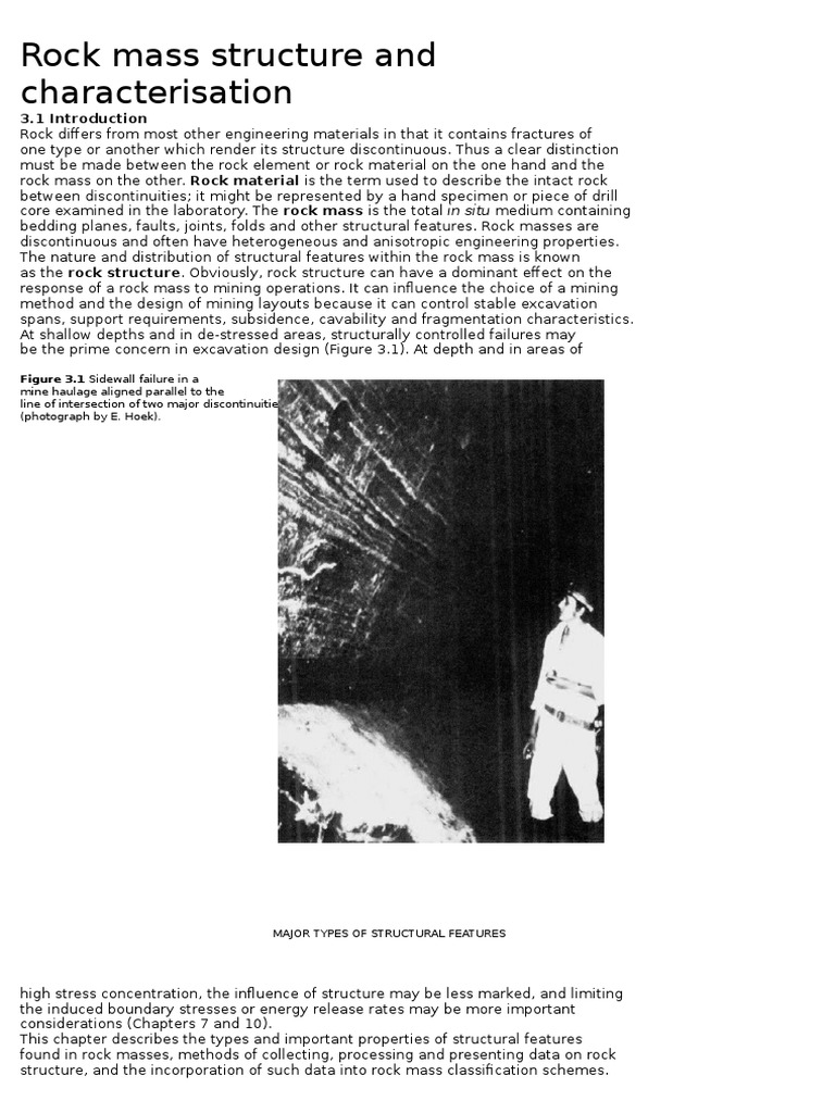 Rock Mass Structure and Classification | PDF | Fault (Geology) | Rock ...