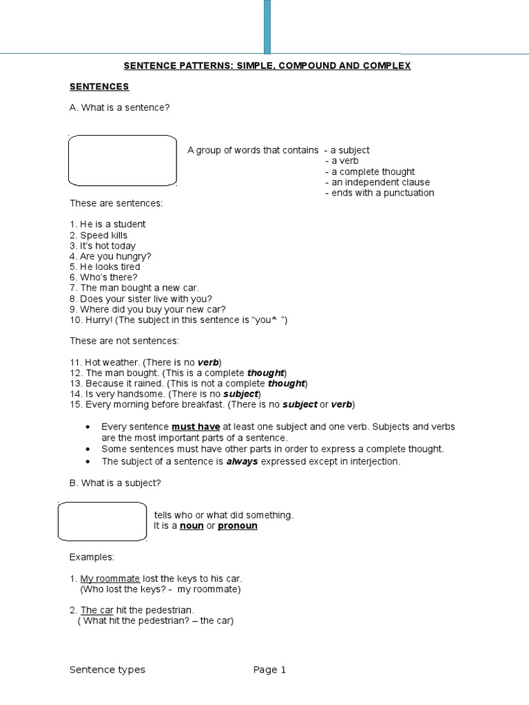 Understanding Sentence Structure: A Breakdown of Simple, Compound, and ...