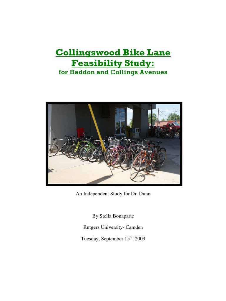 Collingswood Bike Lane Study | PDF | Cycling Infrastructure | Lane