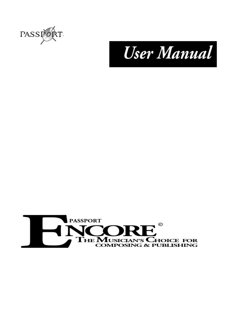 Encore Manual | PDF | Computers