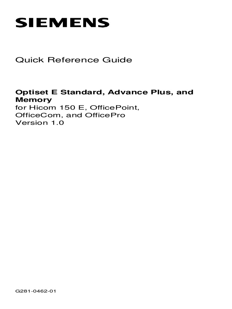 Optiset Manual | PDF