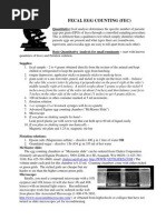 Faecal Egg Counting - Modified McMaster Technique | PDF | Solution | Salt