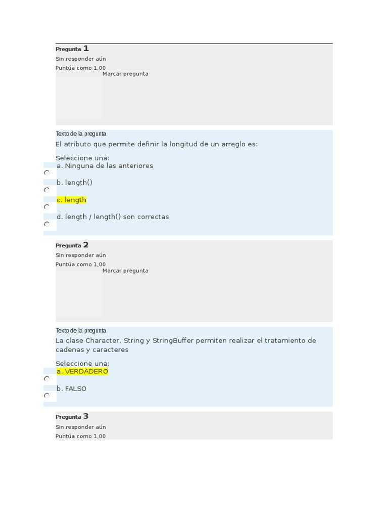 Exmen Cjava Pdf Java Lenguaje De Programación Objeto Informática