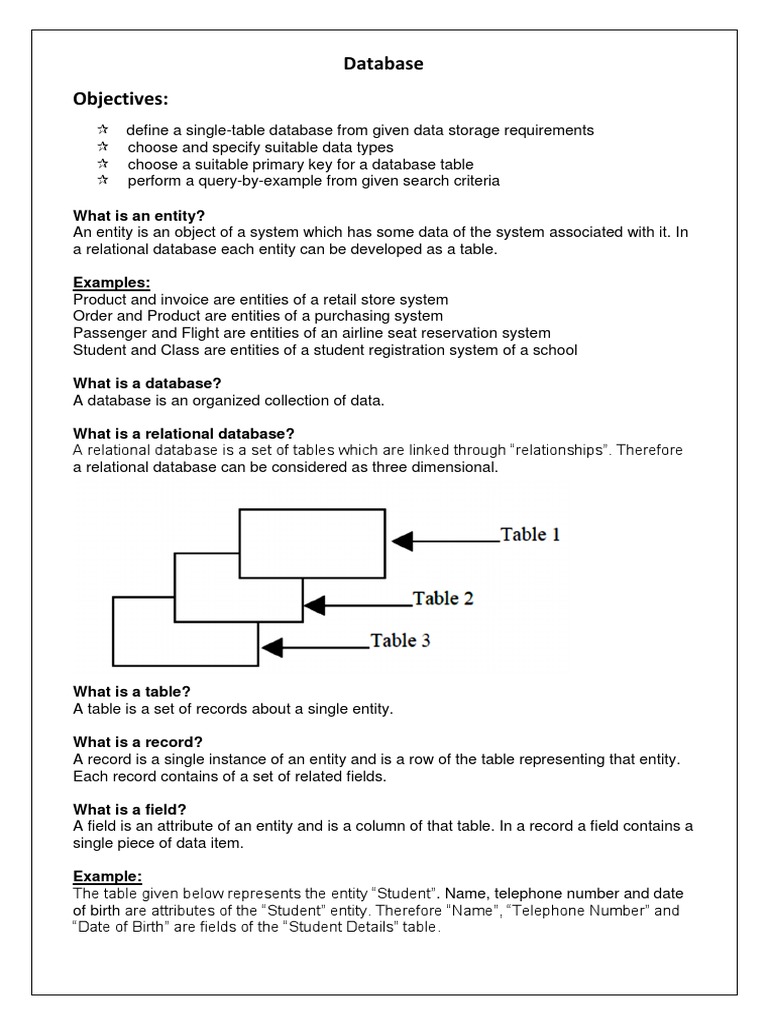 Database Notes | PDF | Relational Database | Databases