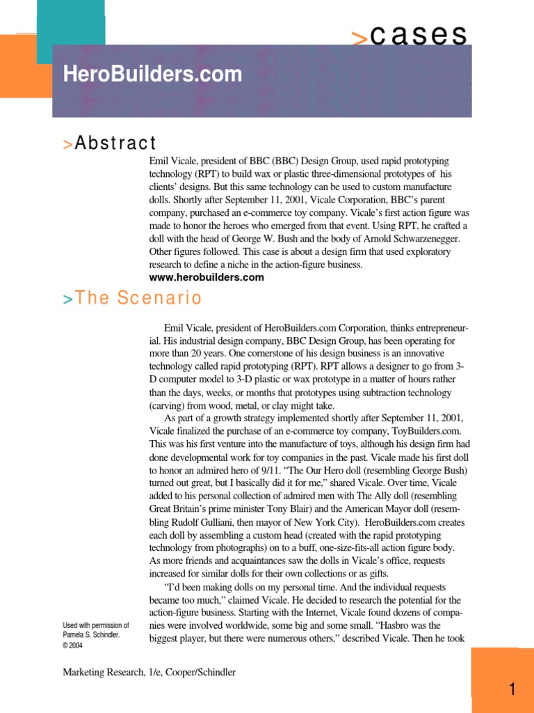 Case Study | PDF | Toys | Dolls