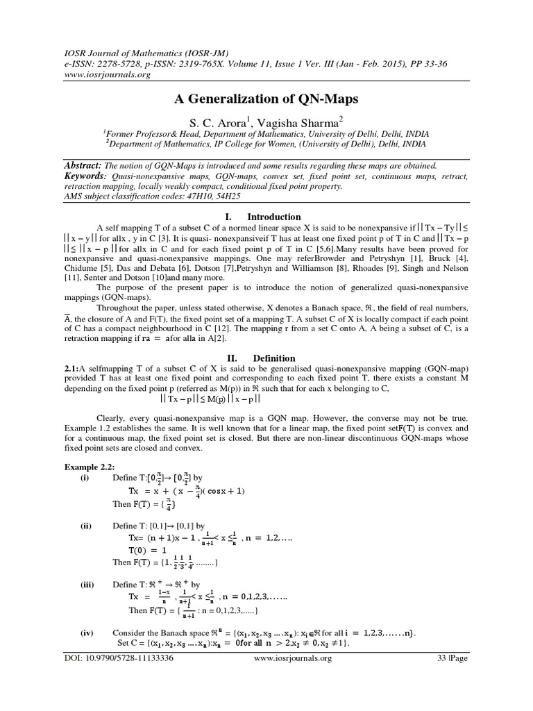 A Generalization of QN-Maps | PDF | Compact Space | Topology
