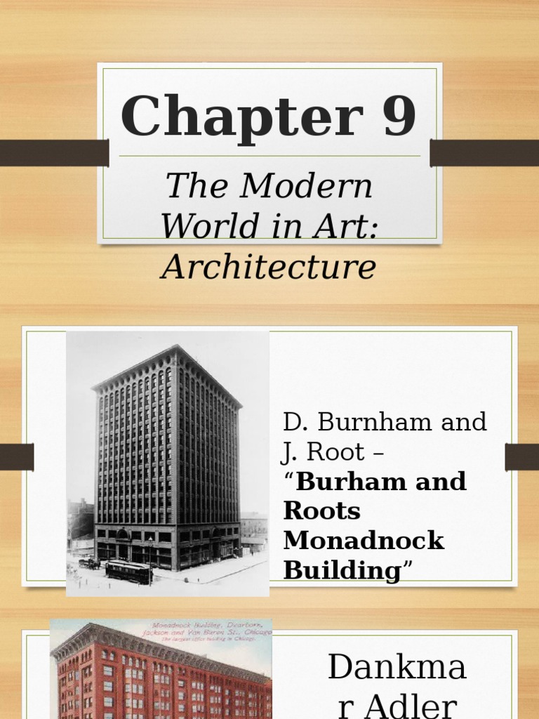 Chapter 9 Art | PDF | Industries | Building