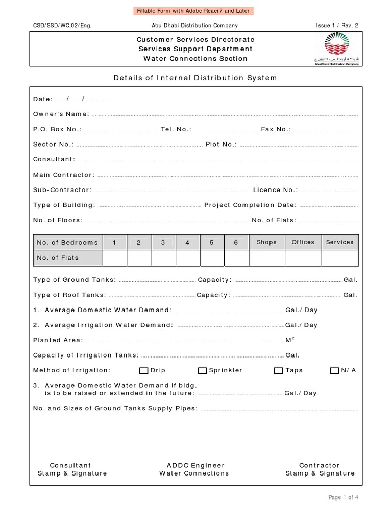 Water Form PDF | PDF | Irrigation | Hydrology