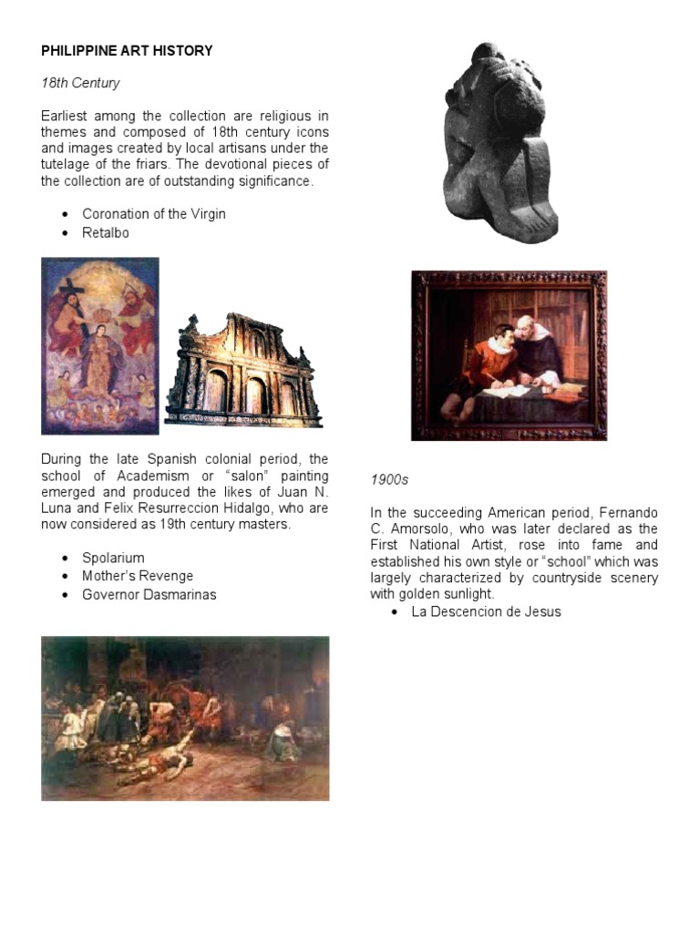 Philippine Art History | PDF | Paintings