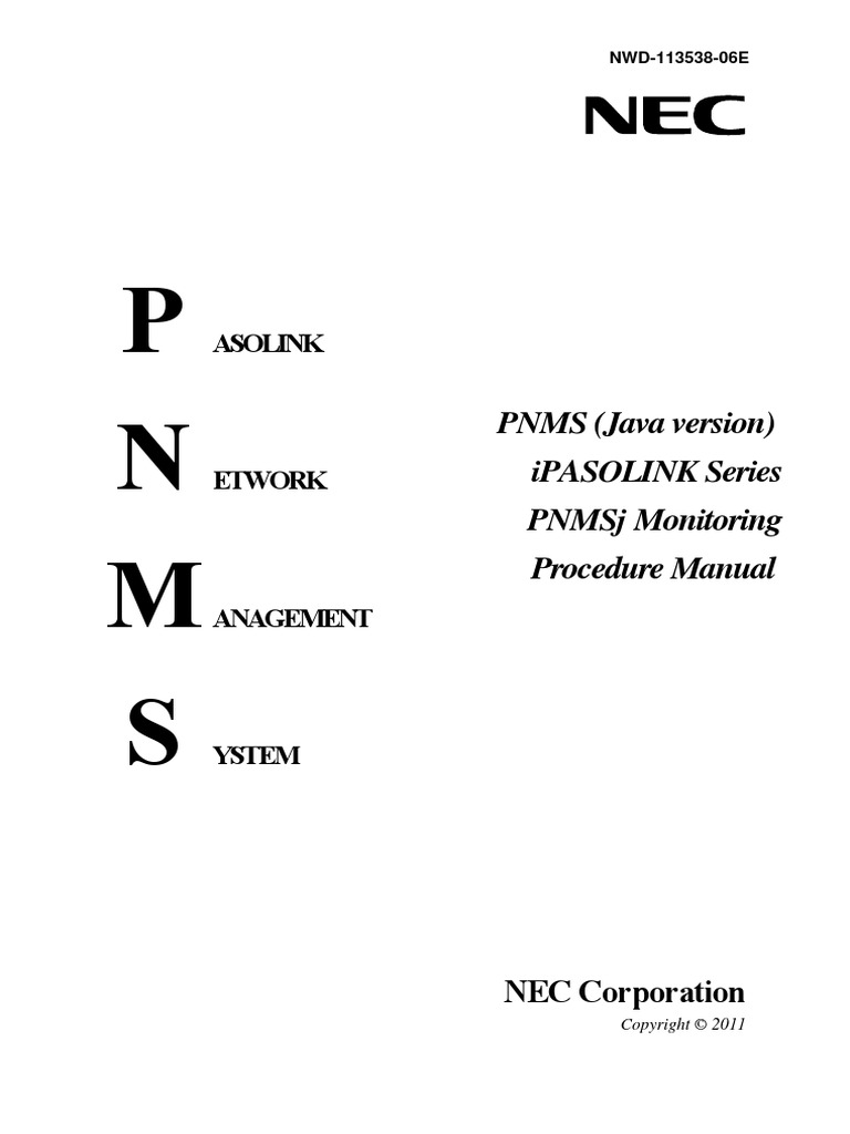 IPASOLINK PNMSJ Monitoring Procedure Manual | PDF | File Transfer Protocol | Windows Registry