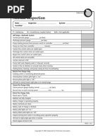 Sample: Generator Weekly Inspection Checklist | PDF | Finance & Money ...
