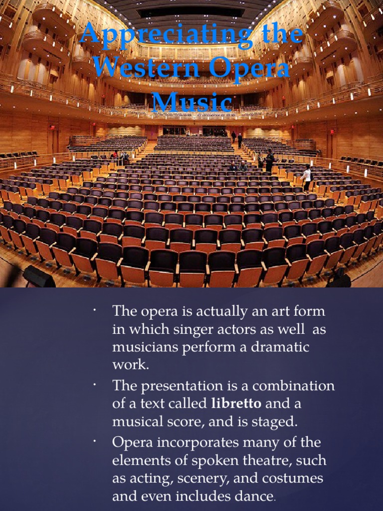Appreciating The Western Opera Music | PDF | Opera | Orchestras