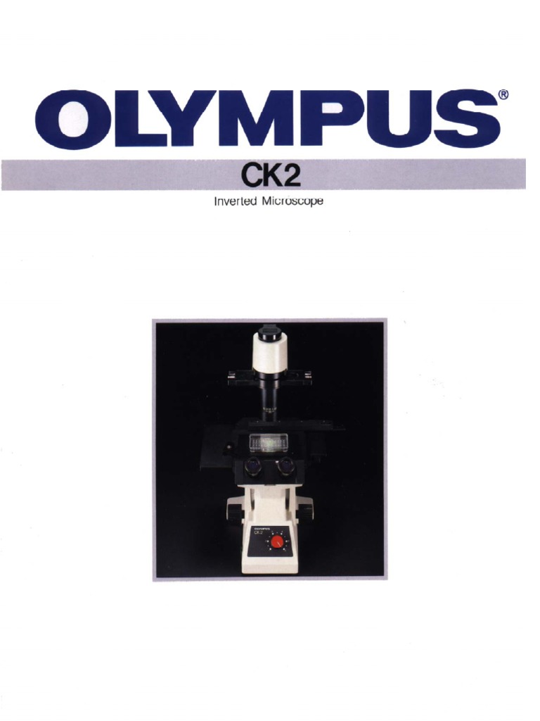 Olympus Ck2 Brochure | PDF | Microscope | Microscopy