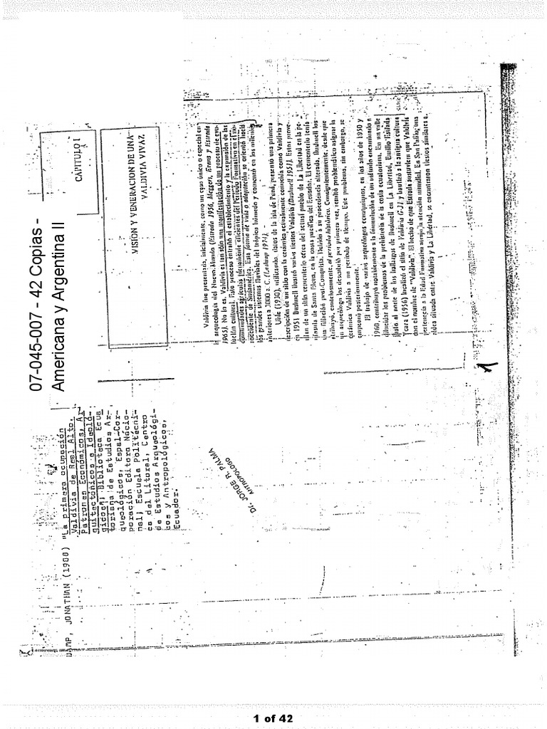 Damp (1988) - La Primera Ocupacion Valdivia de Real Alto | PDF