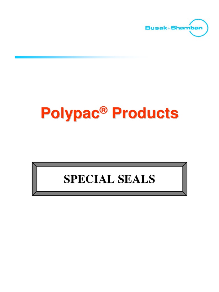 Polypac Special Seals | PDF | Carbon | Mechanical Engineering