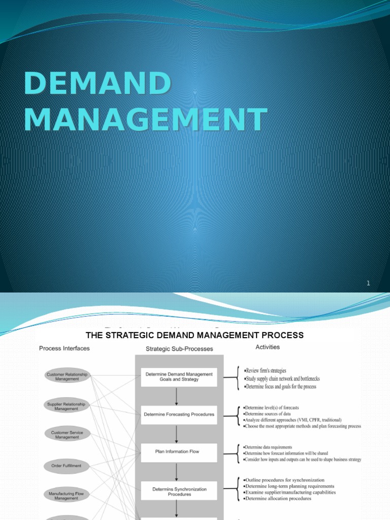Demand Management & Fulfillment Strategies | PDF | Supply Chain | Logistics