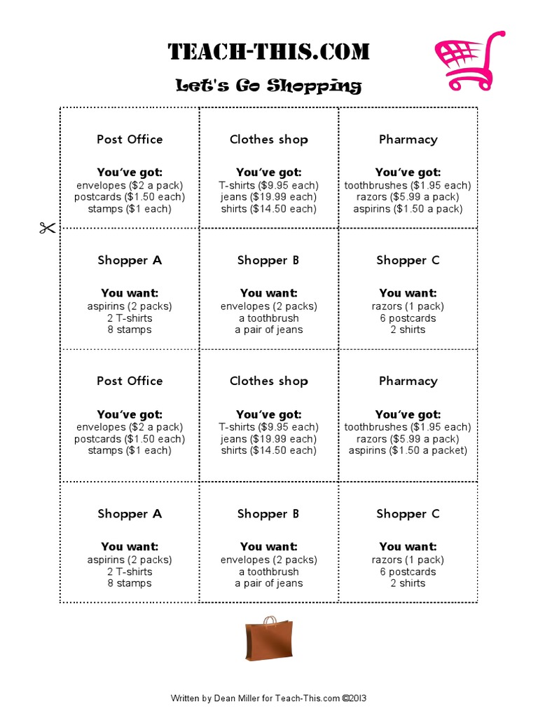 Lets Go Shopping | PDF | Home & Garden