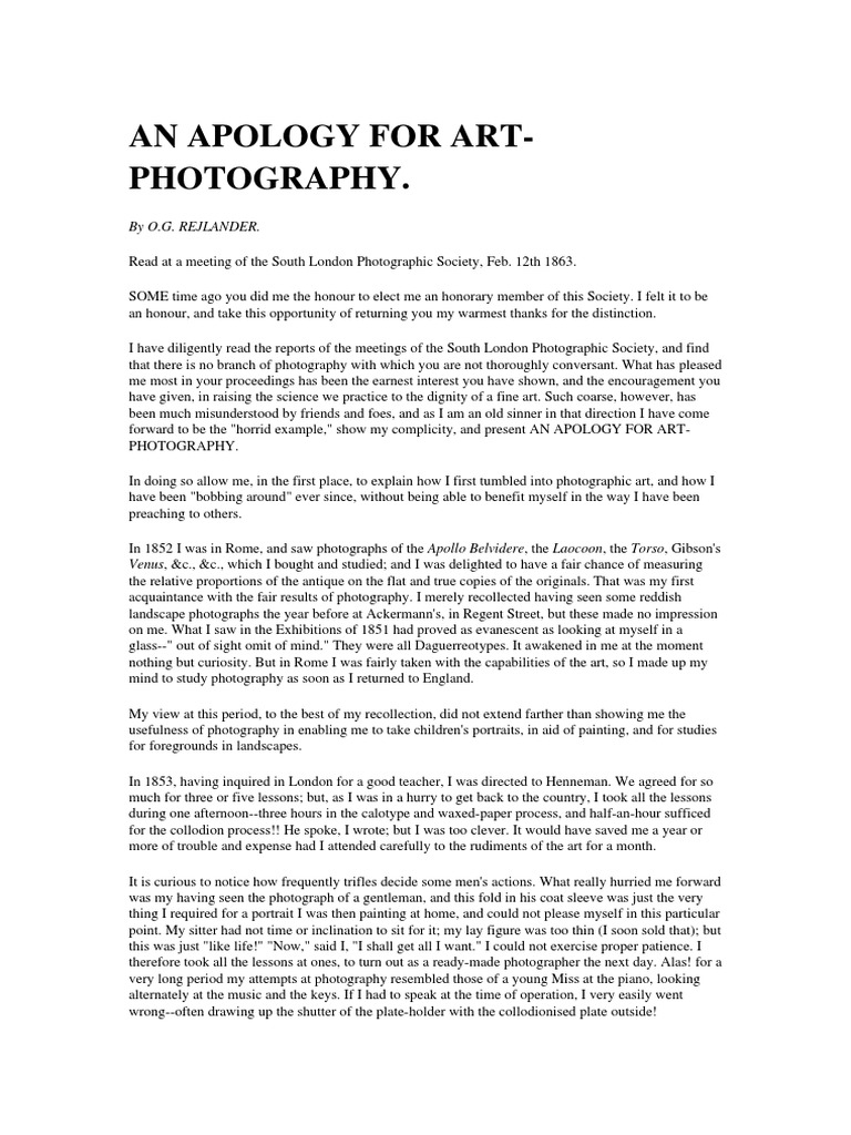 An Apology For Art Photo | PDF | Composition (Visual Arts) | Paintings