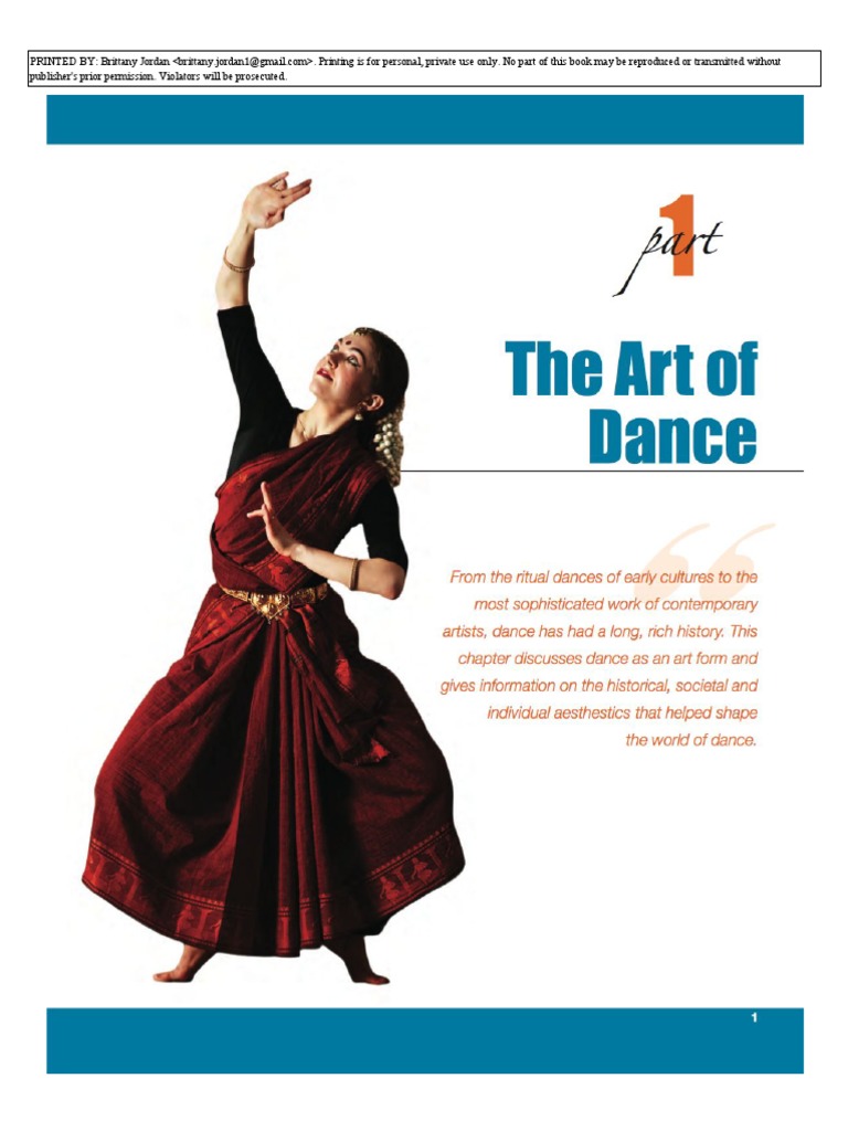 Learning About Dance | PDF