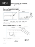 Thrust Block Specifications and Dimensions | PDF | Concrete | Materials