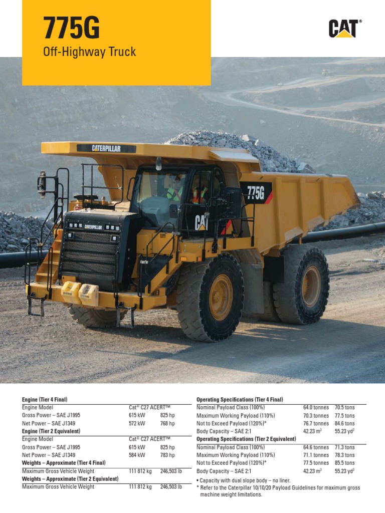 CAT775G | PDF | Transmission (Mechanics) | Automatic Transmission