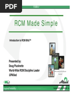 RCM Audit Template | PDF | Reliability Engineering | Performance Indicator