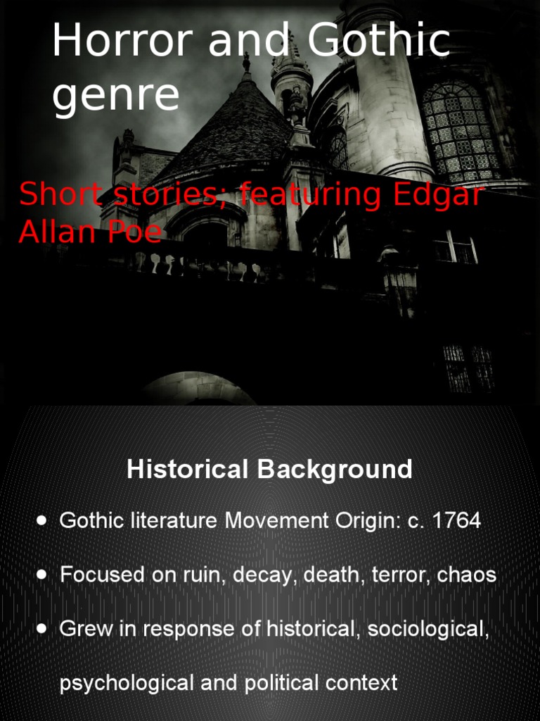 Gothic & Horror Literature Guide | PDF | Gothic Fiction | Horror Fiction
