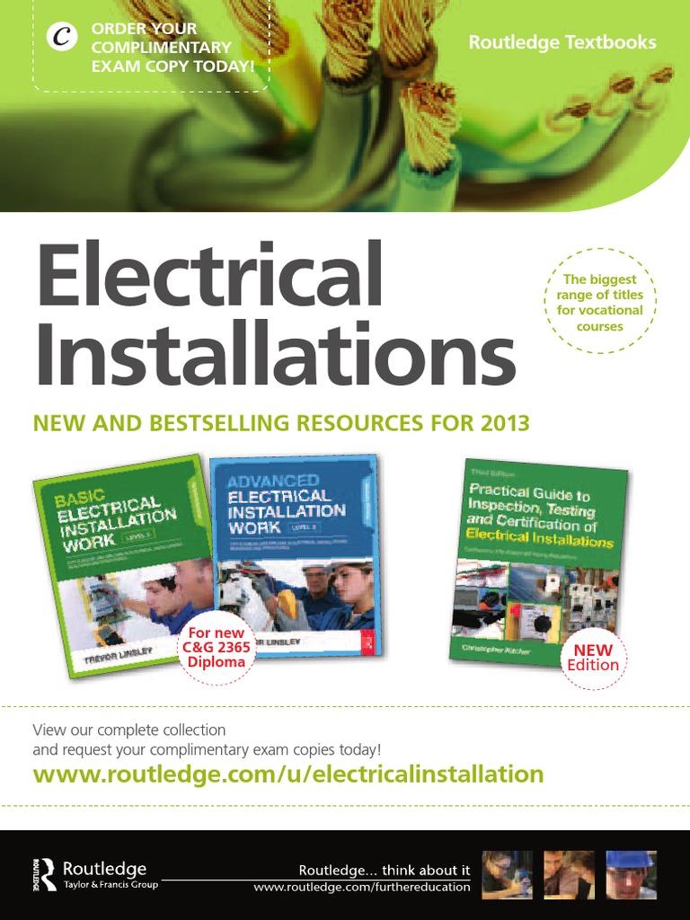 Electrical Installations: New and Bestselling Resources For 2013 | PDF ...